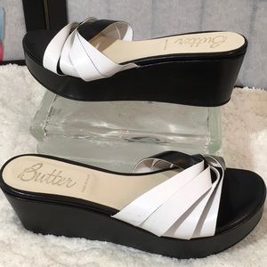 Butter | Shoes | Butter Italian Platform Slides | Poshmark